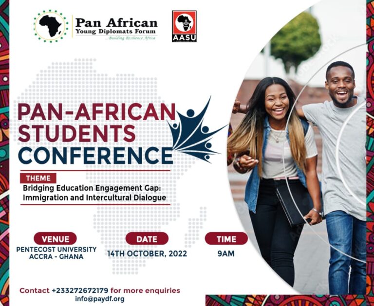 PAN-AFRICAN STUDENT CONFERENCE – PAYDF